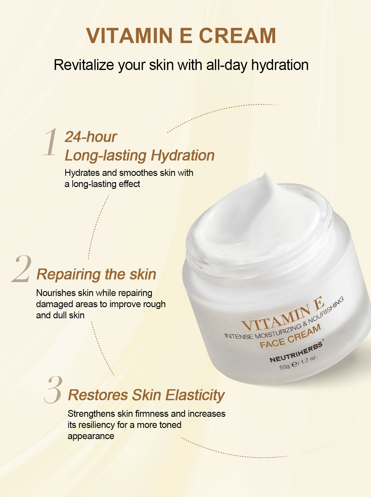 Vitamin E Intense Moisturizing & Nourishing Face Cream | Private Label ...