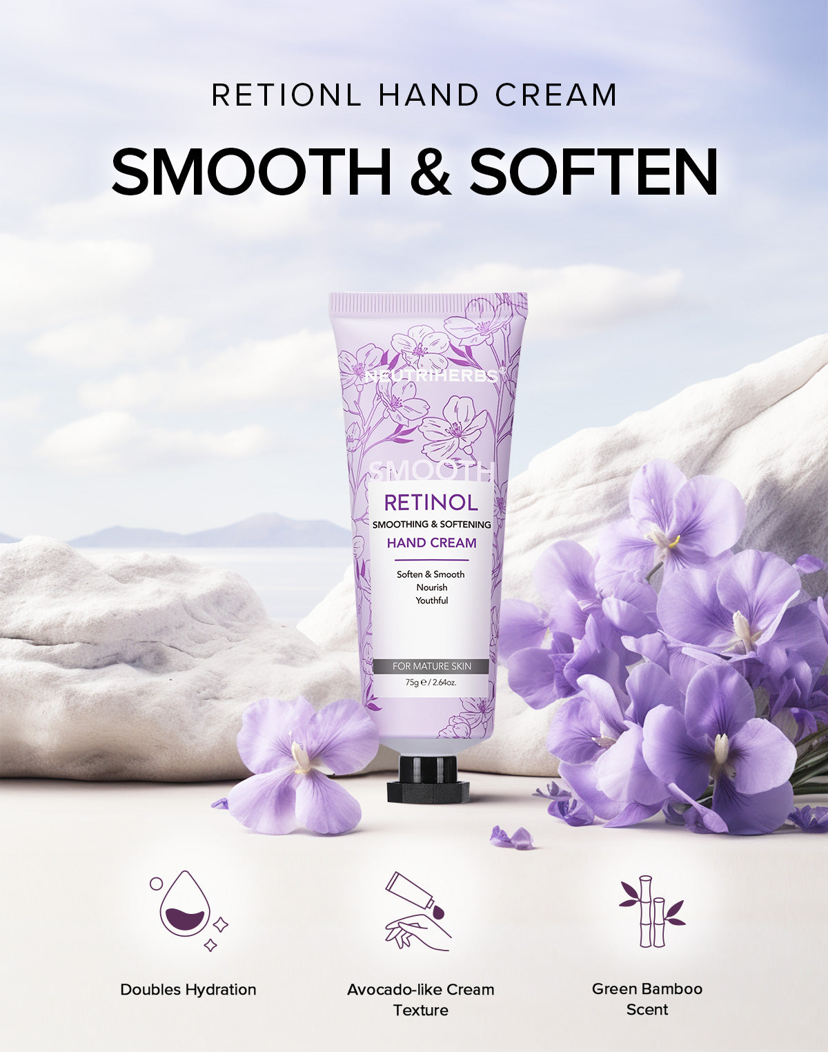 Private Label & Wholesale Retinol Smooth Hand Cream – Amarrie Cosmetics